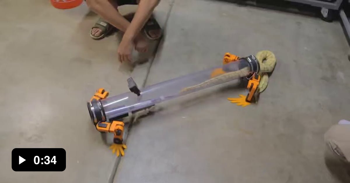 Anything is possible at this point! Snake controlling robotic legs! - 9GAG