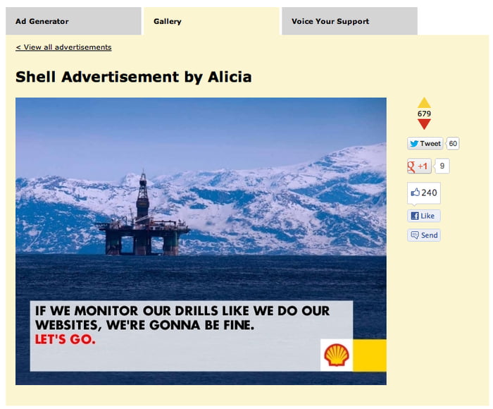 Remember the time Shell decided it would be good idea to let people ...