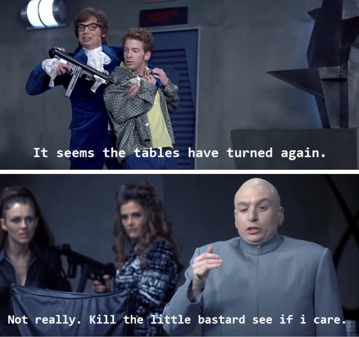 Abed’s dad is Dr. Evil - 9GAG