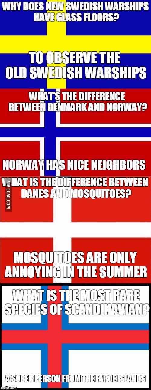 A few typical Scandinavian jokes. OP is danish, btw. - 9GAG