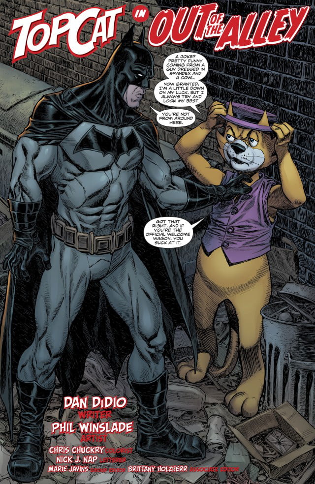 Top Cat and Batman... Someone is coming to DC. - 9GAG