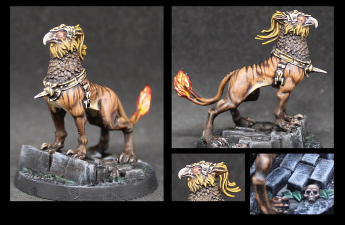 I've painted the first Gryph-Hound of my upcoming Stormcast army for ...