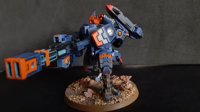 Just finished the base of my thicc boy. Turns out real sand and ...