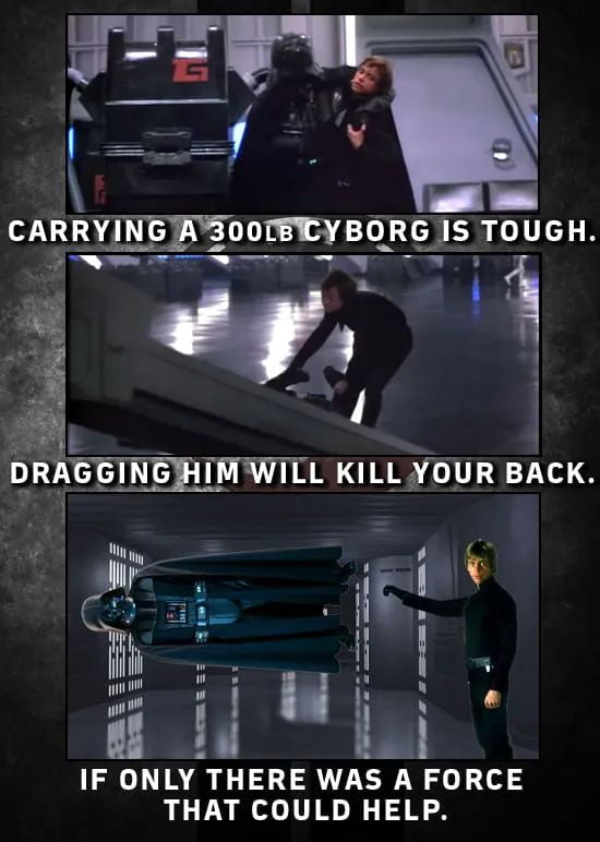 Use the force Luke - 9GAG