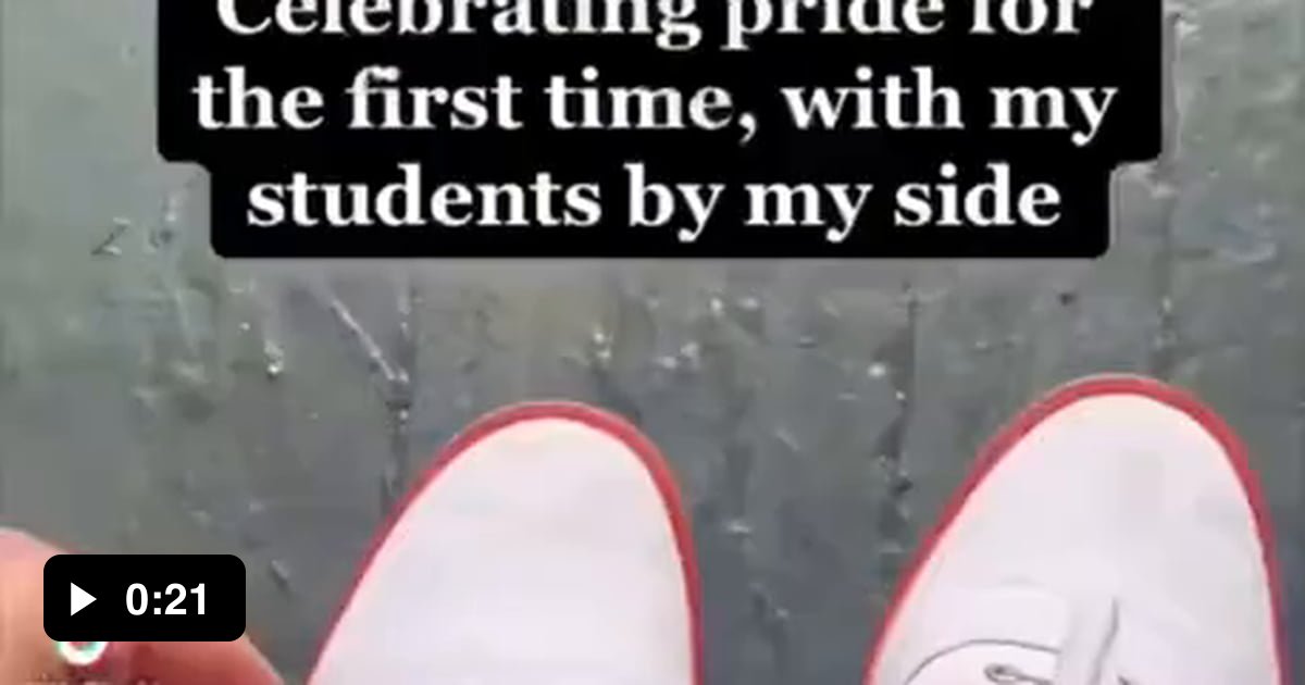 LGBTQ middle school teacher post about taking her students to a pride parade. Sound like good ...