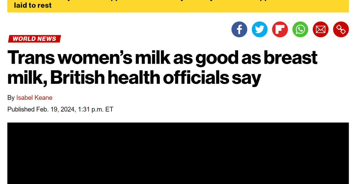 Trans women's milk - 9GAG