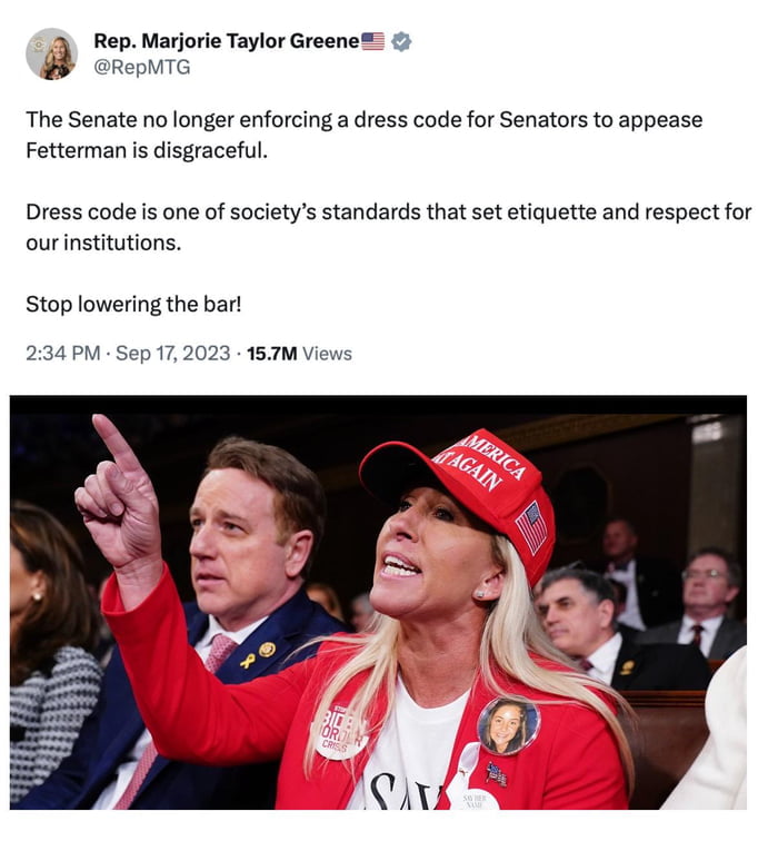 She's so intense about being an absolute clown you just got to admire ...