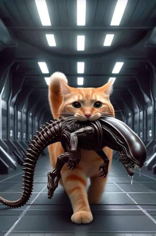 Cats will save the world (AI) - 9GAG