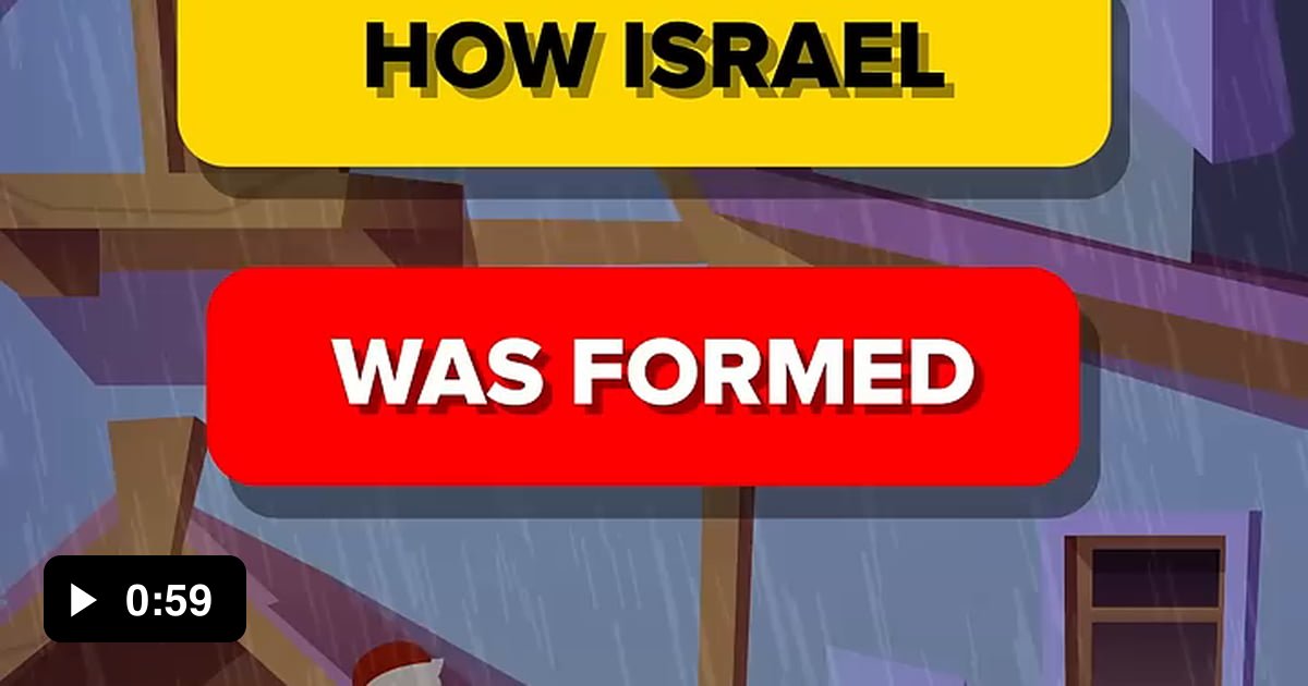 How israel was formed israel 1280 ytshorts - 9GAG