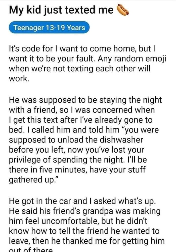 Secret parenting codes - 9GAG