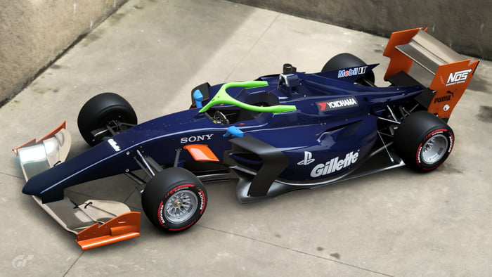 Super Formula Gillette livery (GT7) - 9GAG