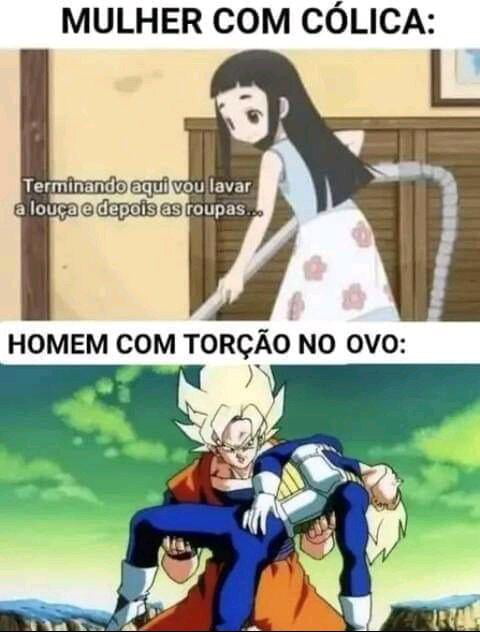 Quem reclama de cólica é porque nunca levou um peteleco nos ovo - 9GAG