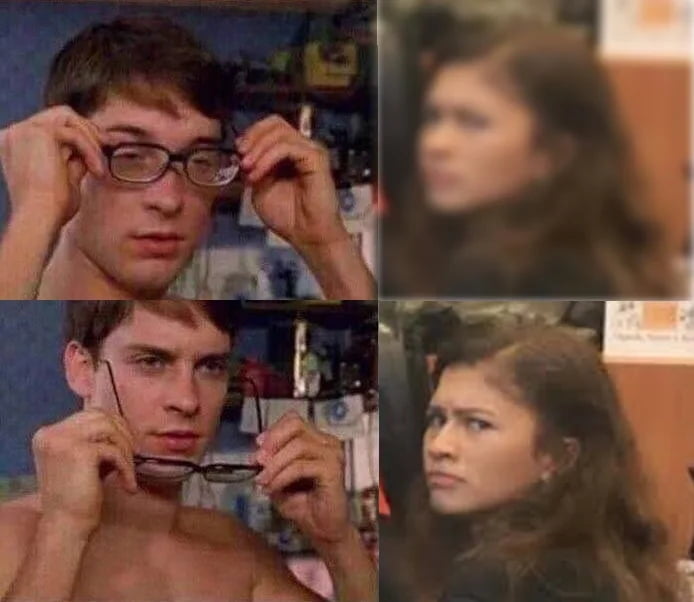 When I play around with my friends glasses - 9GAG