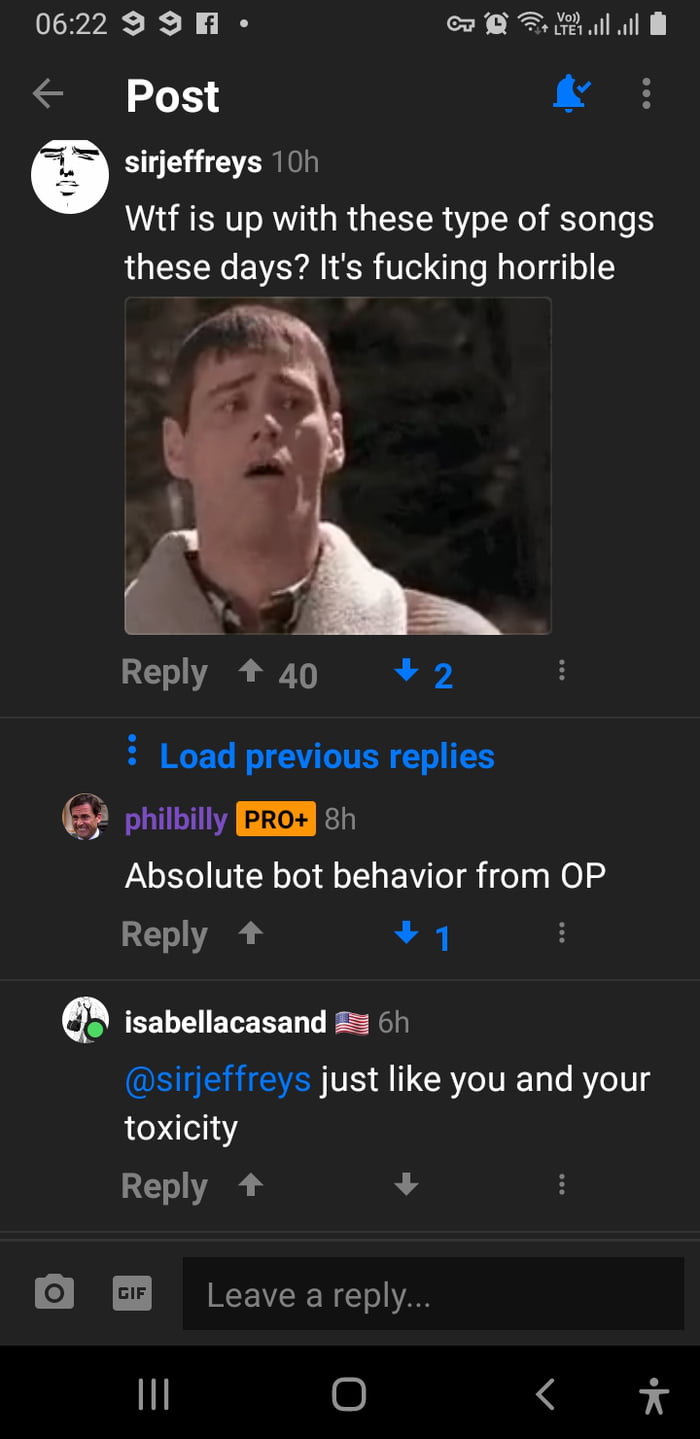 Sirjeffreys, a 2nd example or many dude in this 9gag acting toxic, i wont fall back not in my ...