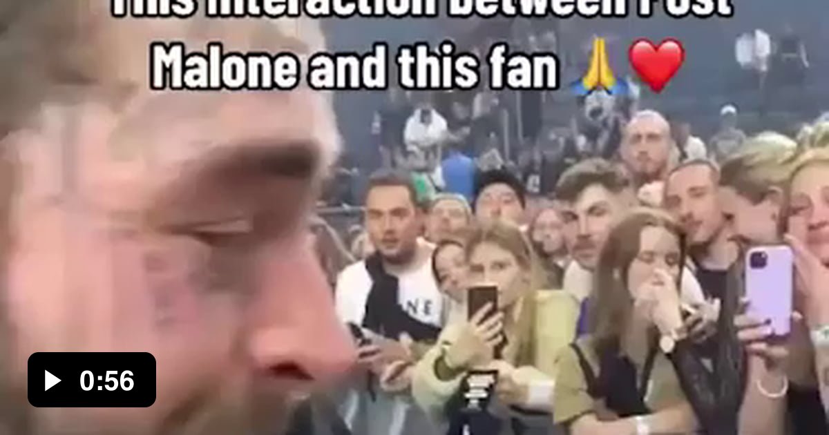 Post malone being a great guy to his fans! - 9GAG