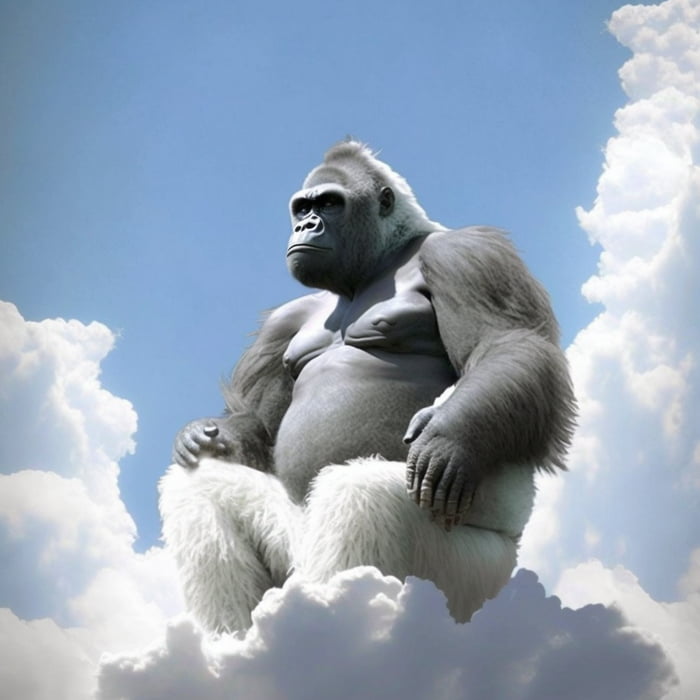 Harambe judging us from Heaven - 9GAG