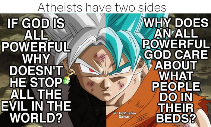 Basic atheist argument. If God is most loving why his giving a child a cancer. - 9GAG