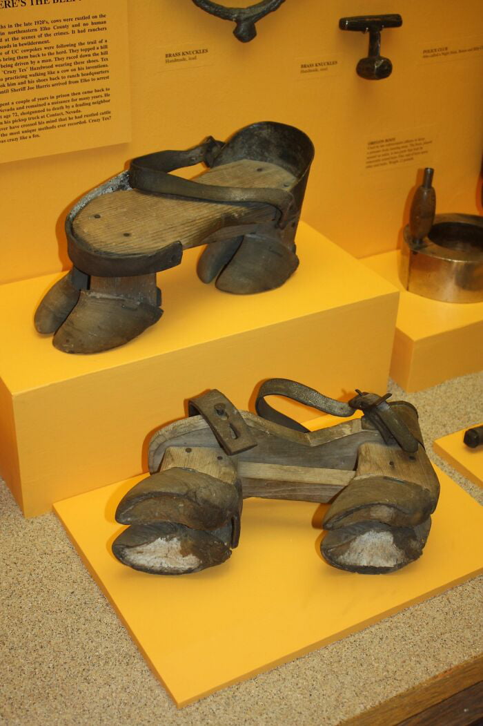 Shoes Invented And Used In The 1920's By A Cattle Thief Named ′′crazy ...