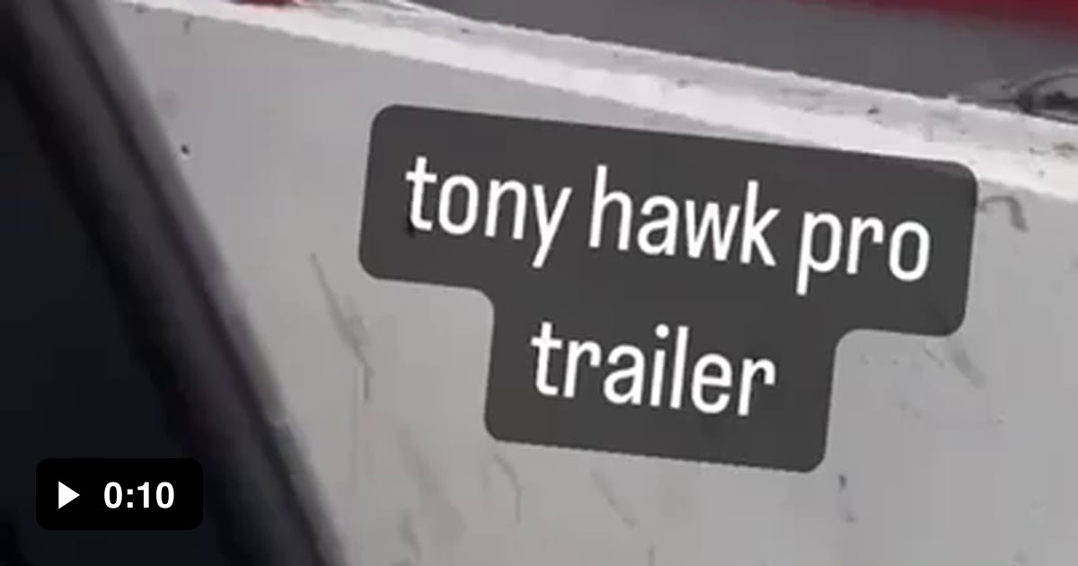 Tony Hawk Pro Trailer - 9GAG