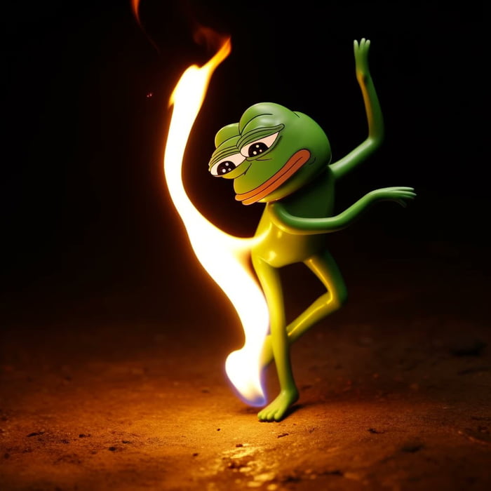 Pepe @ Burning Man - 9GAG