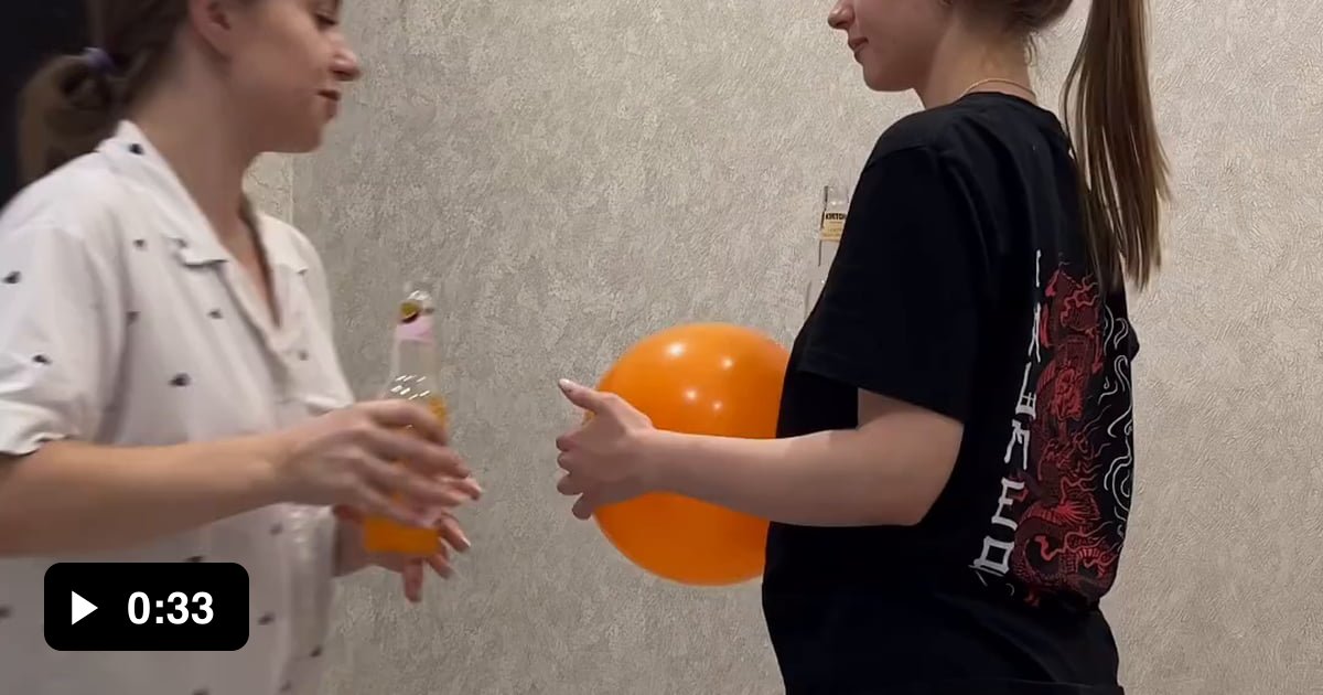 Two girls one balloon - 9GAG