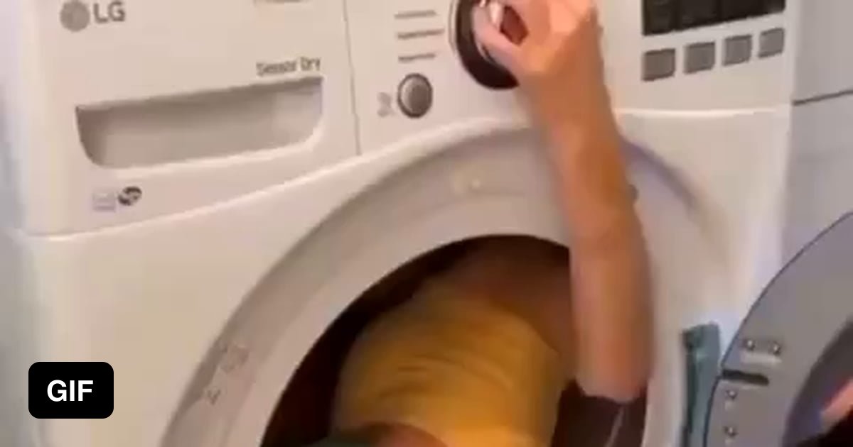 Only fan model got trapped in a washing machine, AWESOME - 9GAG