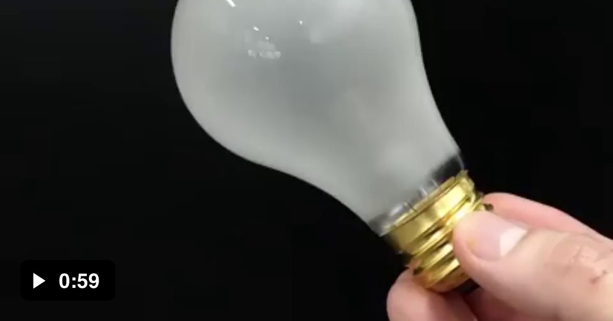 Destroying some light bulbs for science - 9GAG