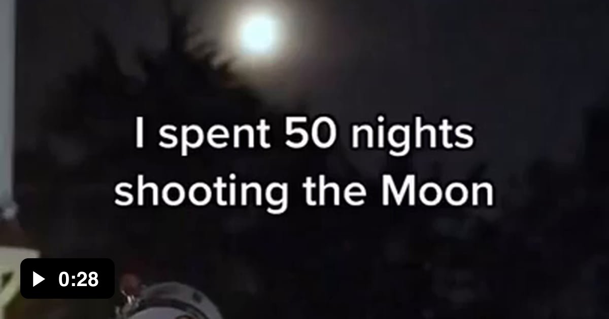 50 nights of watching the moon - 9GAG