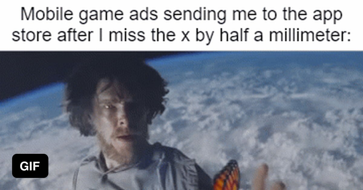 Fake X buttons are a war crime, straight up. - 9GAG