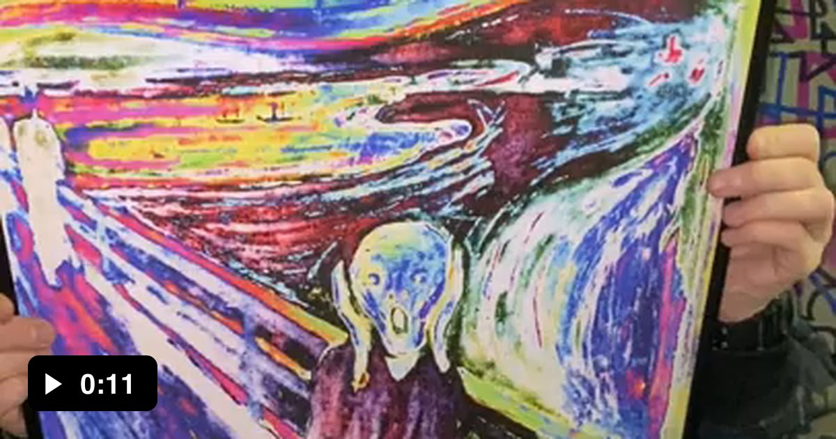 Trippy scream - 9GAG