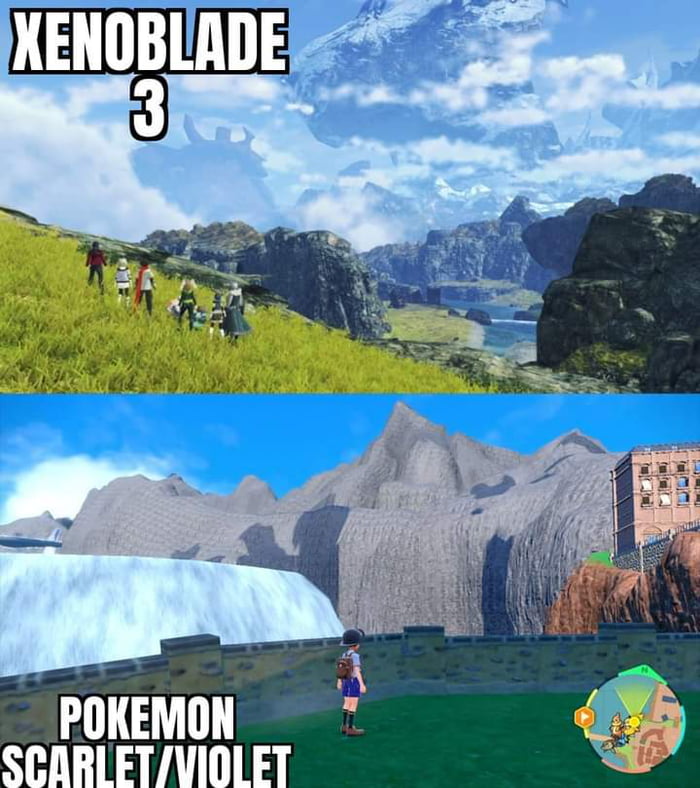 Even xenoblade chronicles on wii has a better graphics and gameplay ...