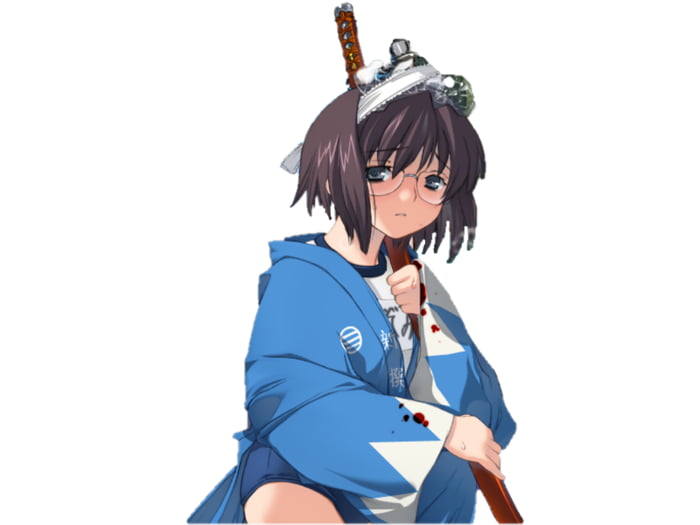 Moe!! A girl wearing glasses and coughing up blood is moe!! - 9GAG