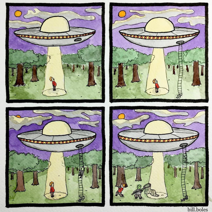 Alien abduction on the Fat - 9GAG