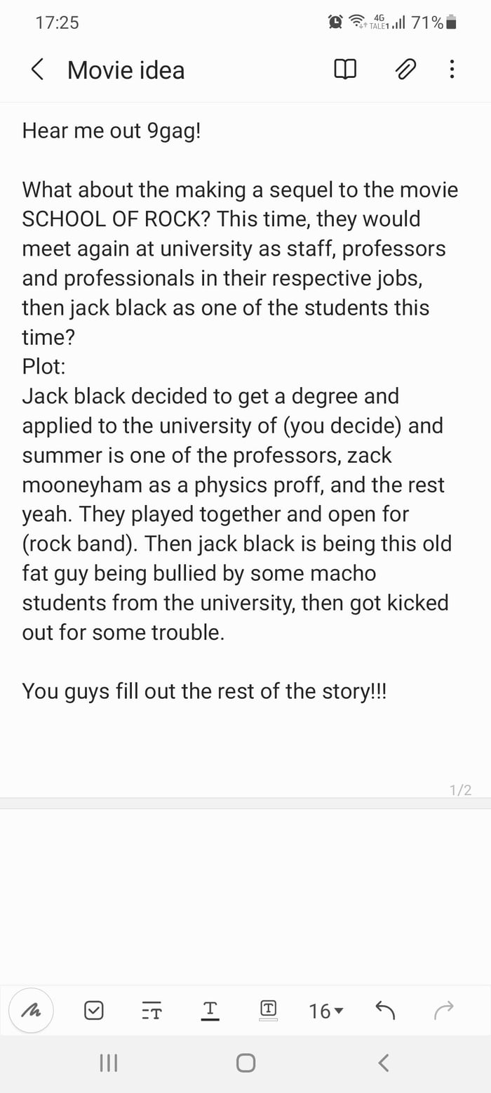 Sequel idea for School of rock! - 9GAG