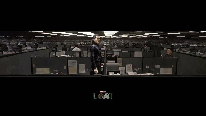 New concept art of Loki in the TVA - 9GAG