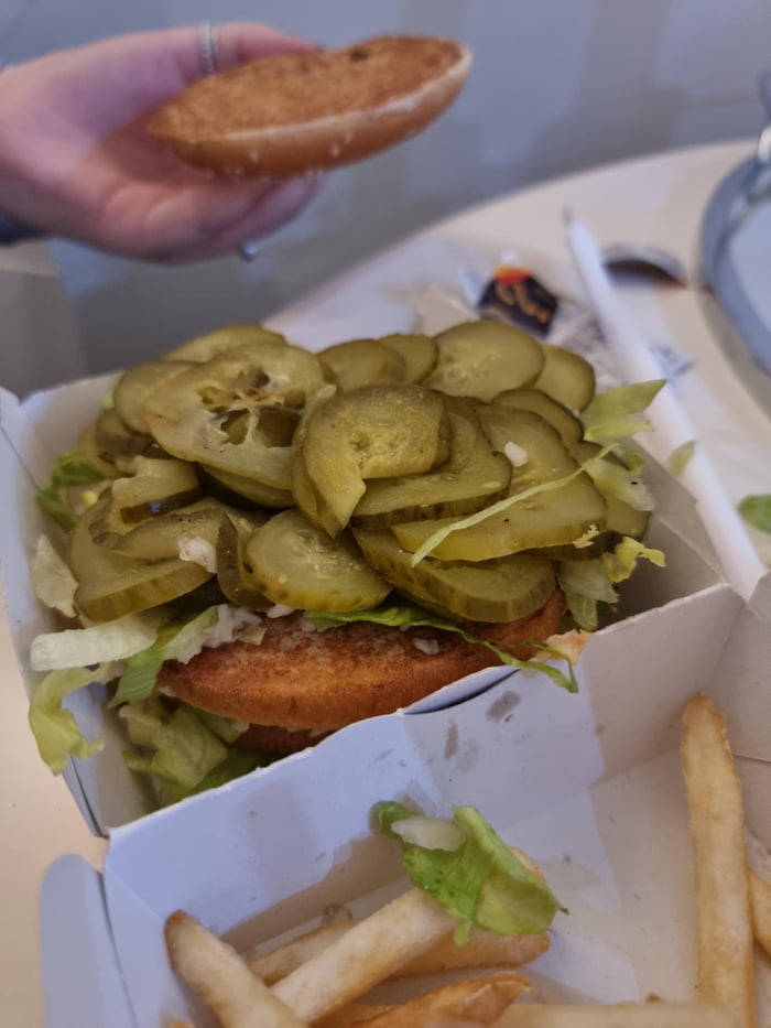 Big Pickle Mack. The Extra pickles give plus 999 defense - 9GAG