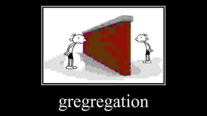 This is 2021,gregregation has no place in modern SUSiety - 9GAG