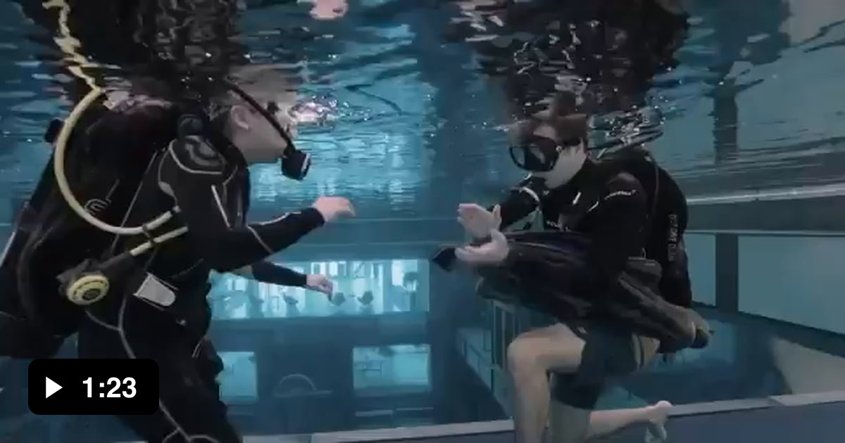 New pool in Dubai is the world's deepest. Suba divers can explore ...