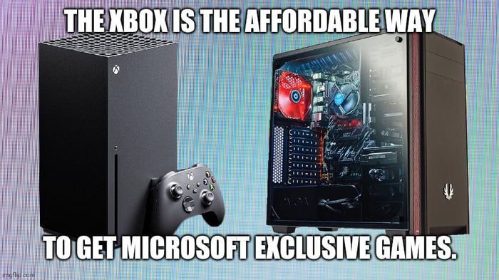 Let's just settle the argument that Xbox games aren't actually ...