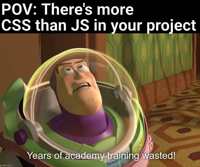 What when there's more HTML than CSS and JS combined? - 9GAG