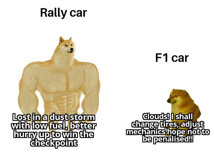 Rally vs F1 - 9GAG