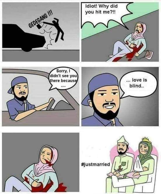 Love is blind. - 9GAG