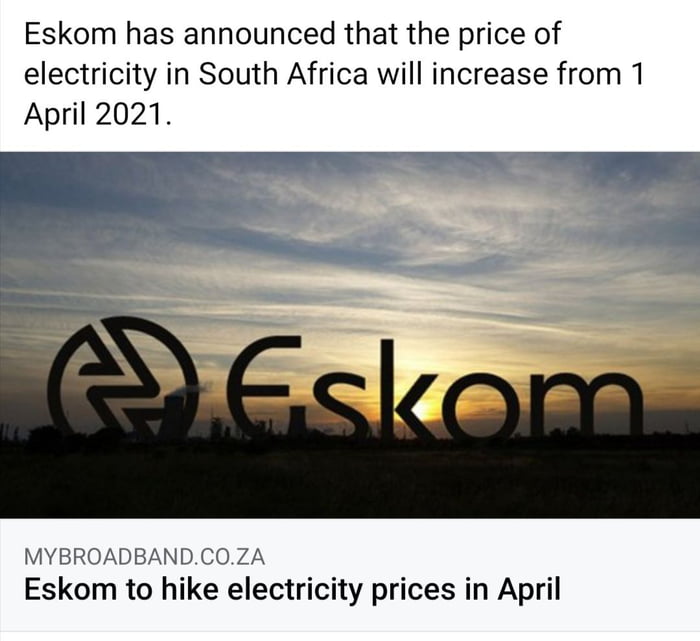 Fok Eskom! Fok die ANC! En fok sokker! - 9GAG