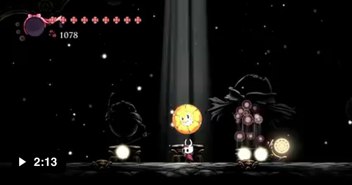 Cuphead's Sunflower boss... in Hollow Knight. - 9GAG