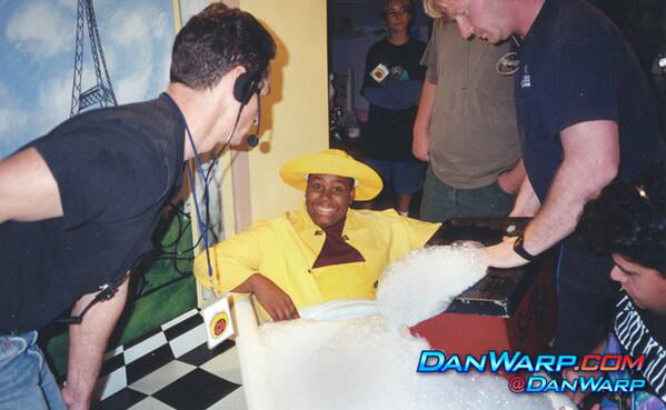 Kenan Thompson prepares to shoot a Pierre Escargot segment on All That ...