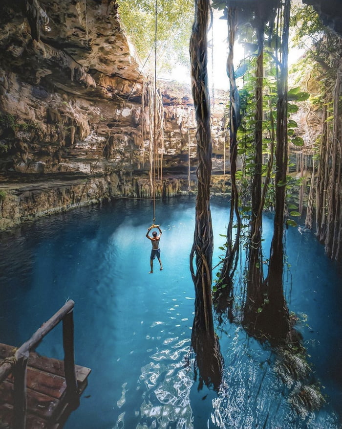 When this Coronavirus sh**t ends, come to the 'cenotes' in Mexico, you ...