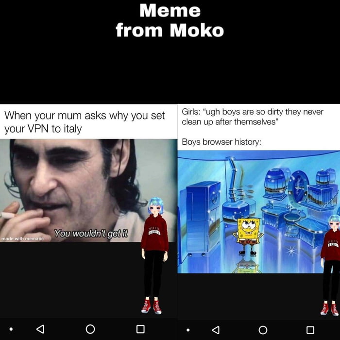 Moko shares with me her favourite memes - 9GAG