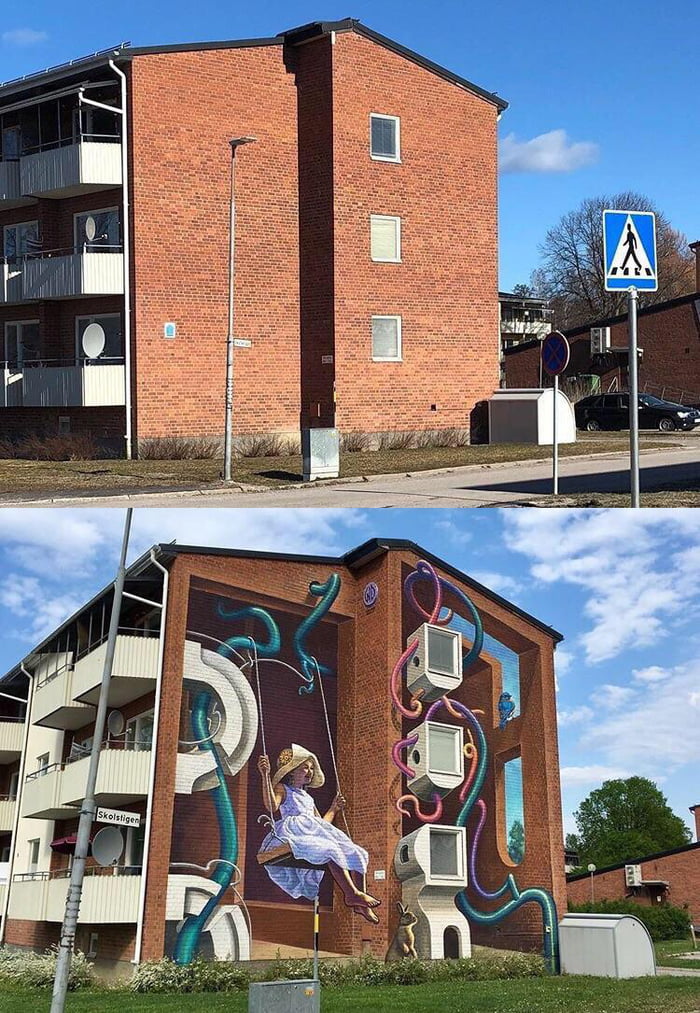 That’s some awesome graffiti - 9GAG