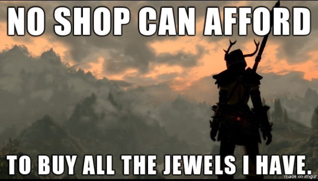 First world Skyrim problems - 9GAG