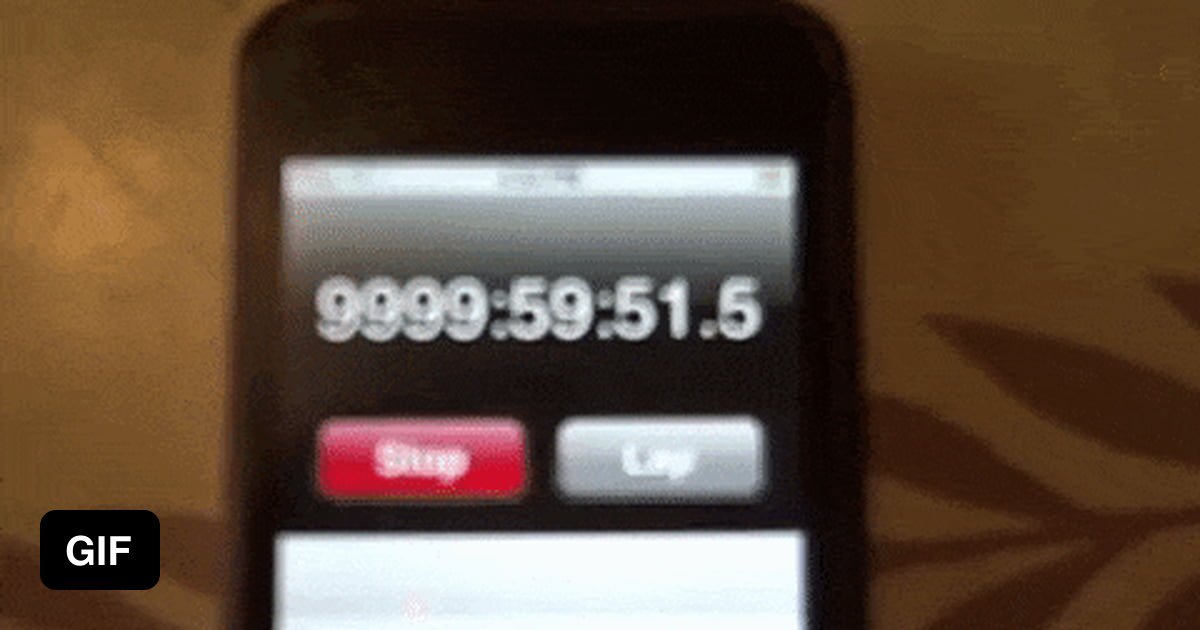 Did you ever wanted to know what happens if the timer goes over 9999:59 ...